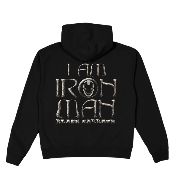 Marvel’s Iron Man by Black Sabbath, I Am Iron Man Black Hoodie - Black ...