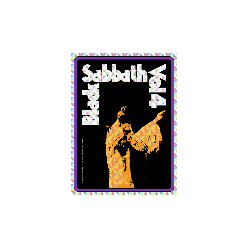 Vol. 4 Prism Sticker - Black Sabbath Official Store